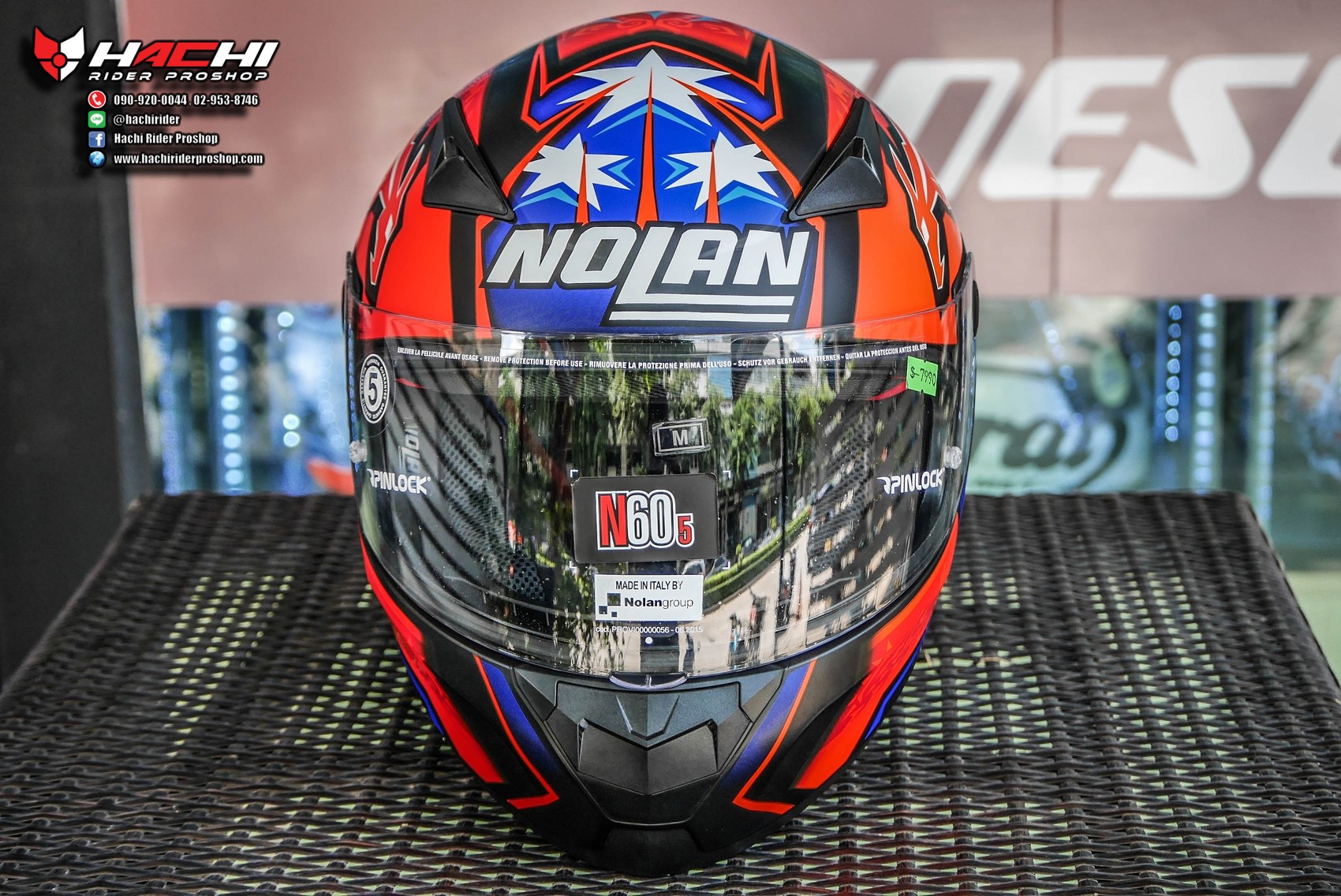 หมวกกันน็อค NOLAN : N605 - Stoner Flat Black