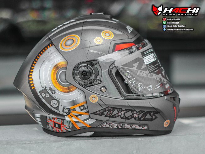 AXXIS: DRAKEN S - Bionic Matt Titanium