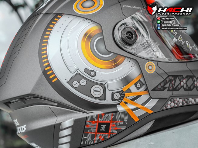 AXXIS: DRAKEN S - Bionic Matt Titanium