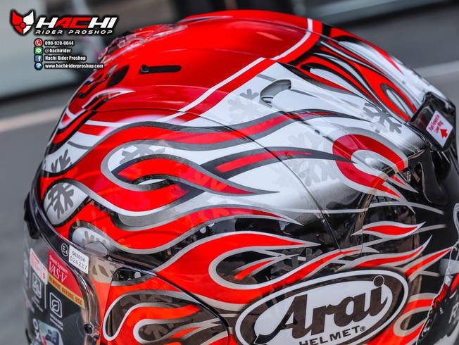 หมวกกันน็อค Arai : RX-7V EVO - Haga GP