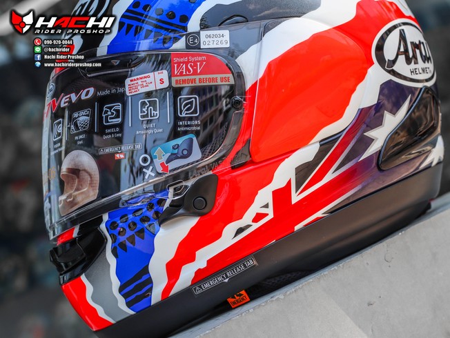 หมวกกันน็อค Arai : RX-7V EVO - Doohan