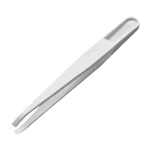 White plastic tweezers