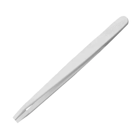 White plastic tweezers