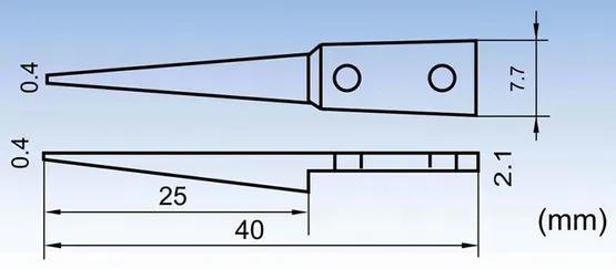 ESD Replaceable Tip stainless steel tweezers