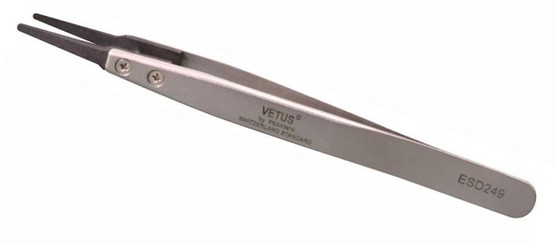 ESD Replaceable Tip stainless steel tweezers