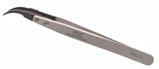 ESD Replaceable Tip stainless steel tweezers