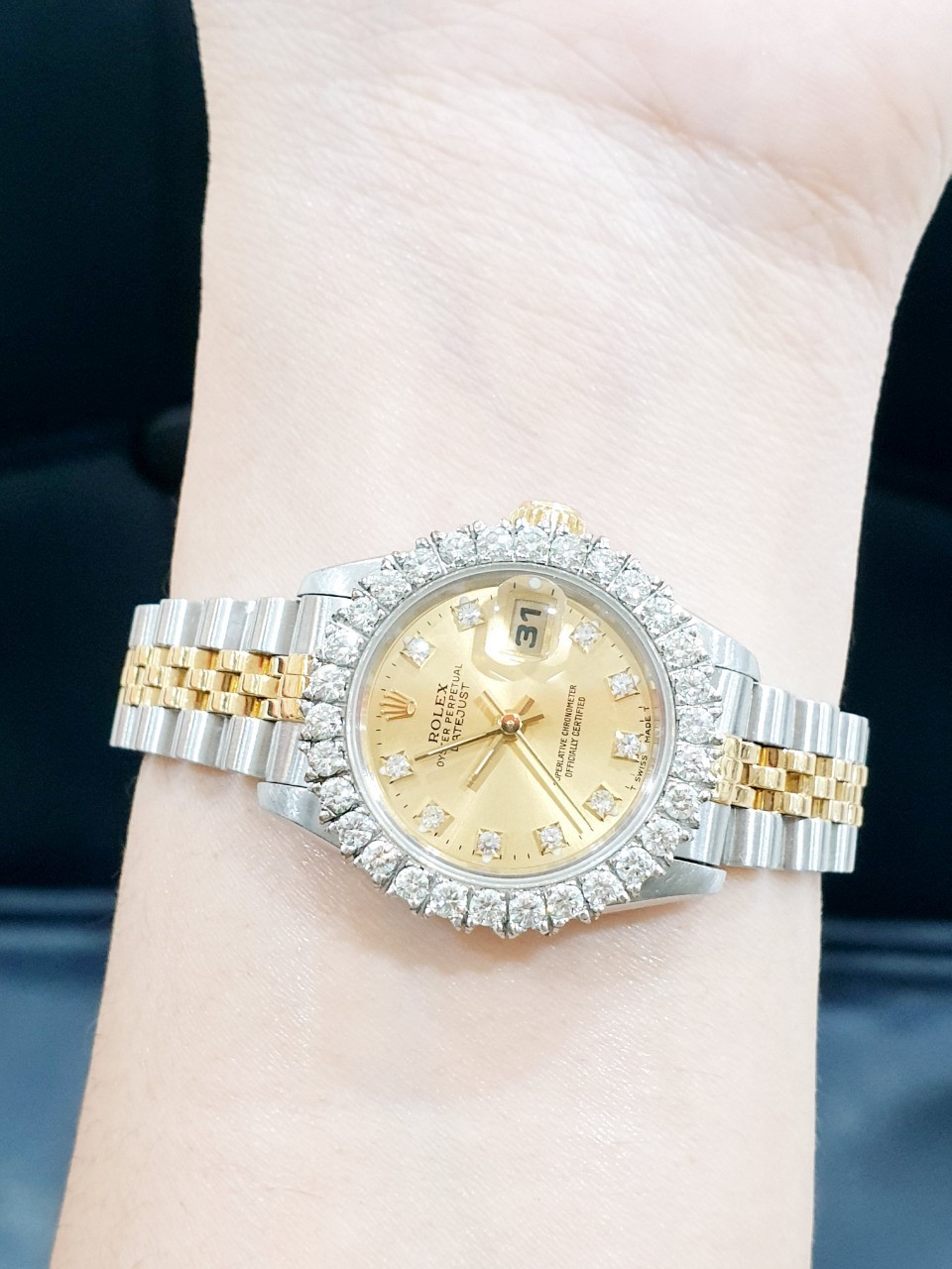 Rolex lady date just Gold 26mm.