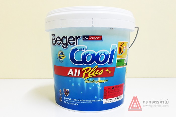 สีน้ำอะคริลิค ภายนอก ชนิดด้าน - Beger Cool All Plus
