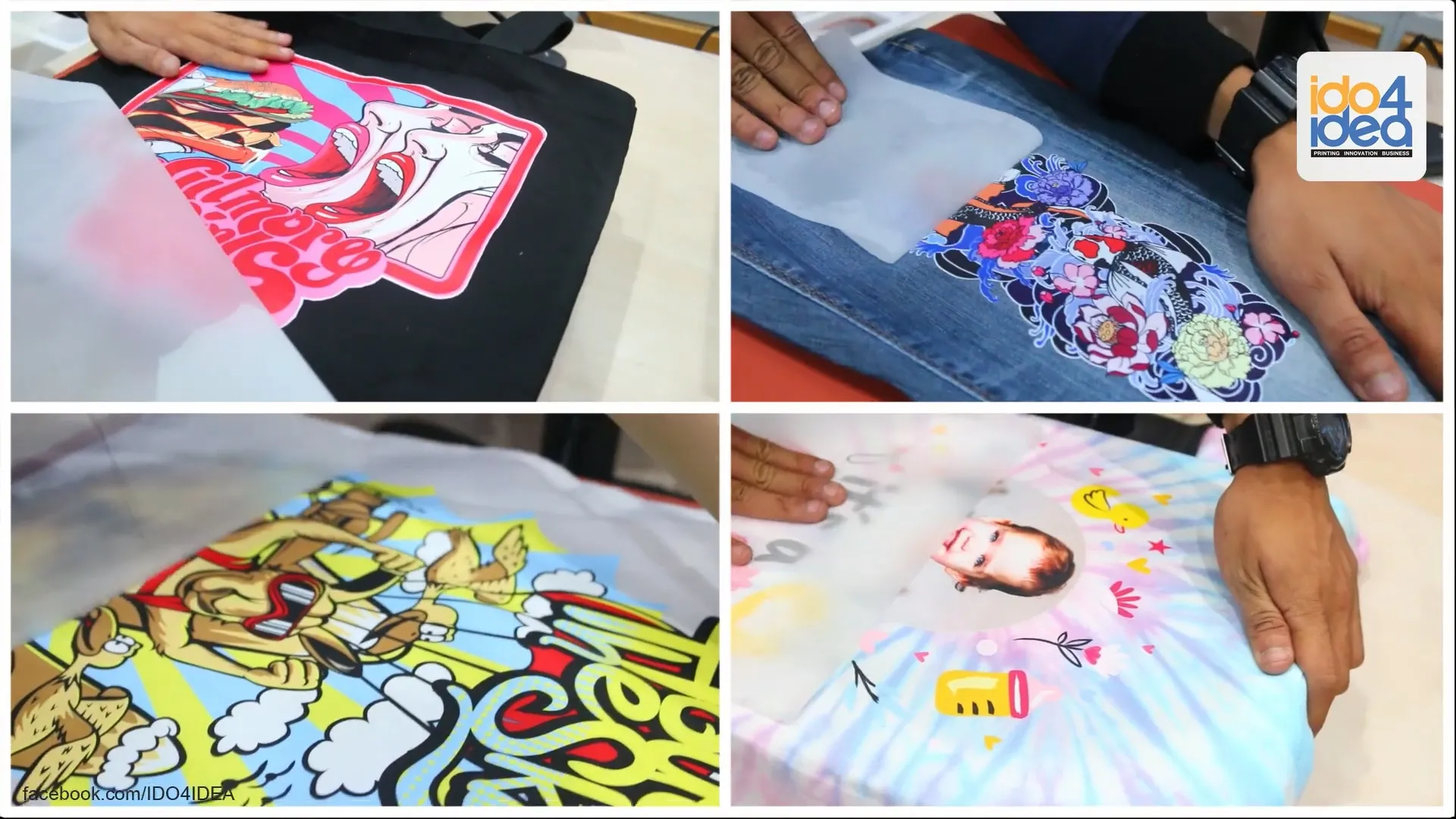 เครื่องสกรีนเสื้อ DTF พิมพ์ DFT มาที่เดียวครบจบทุกงานสกรีน - IDO4IDEA