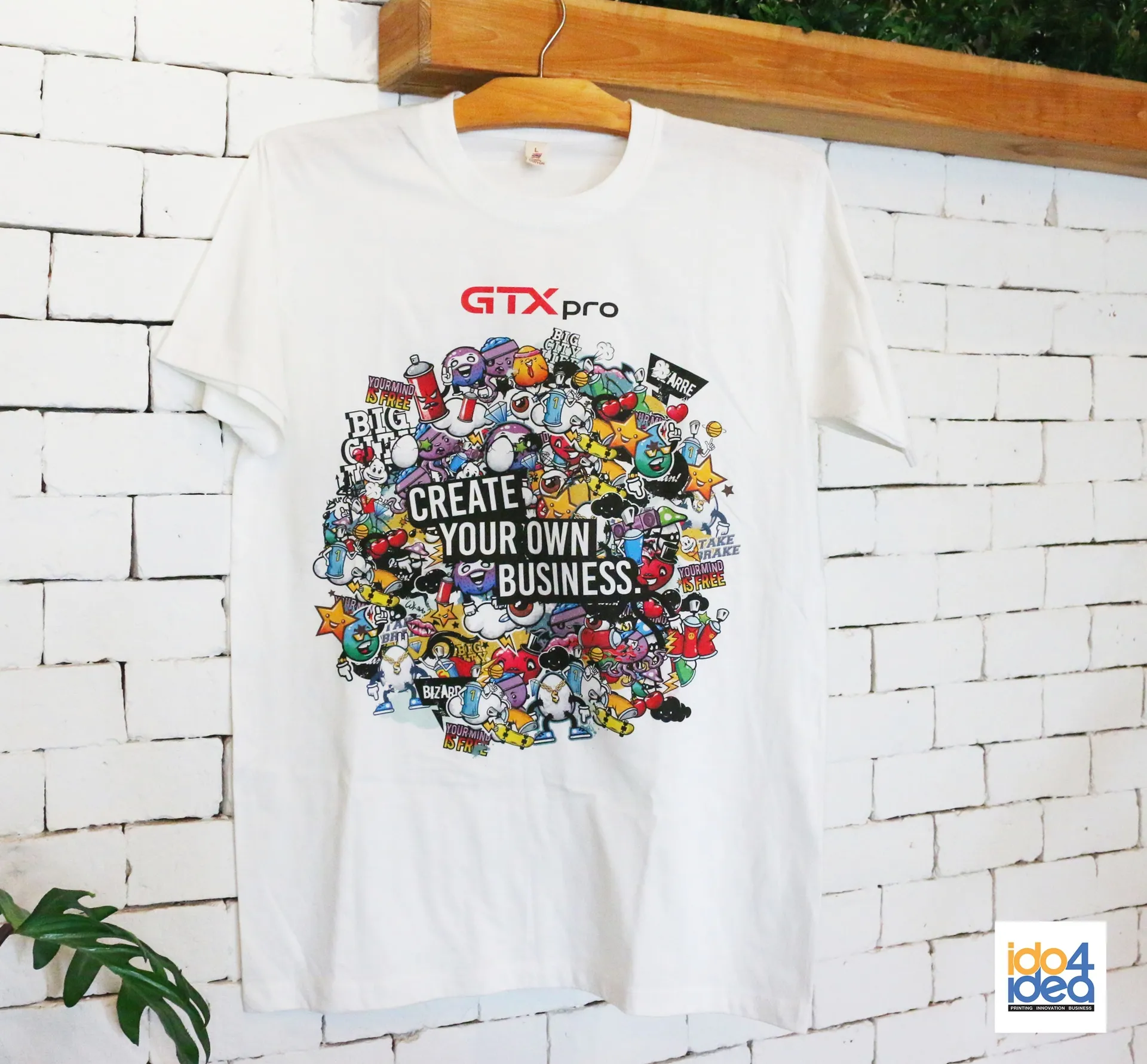เครื่องสกรีนพิมพ์เสื้อ แบบ DTG รุ่น Brother GTX - IDO4IDEA