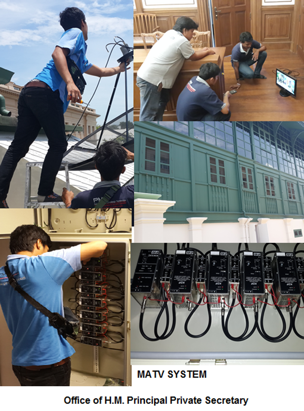 MATV SYSTEM สำนักราชเลขา (วัดพระแก้ว)