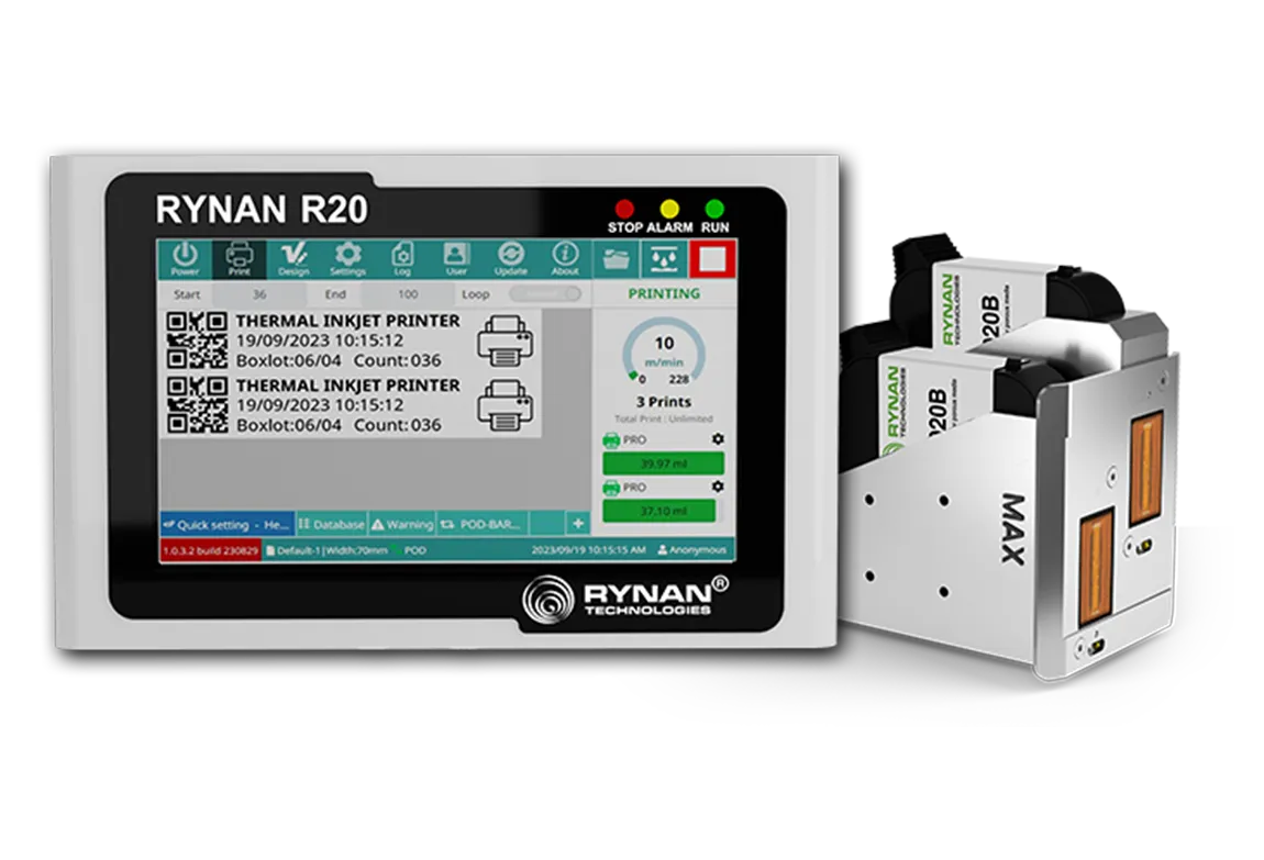 TIJ PRINTER RYNAN R20 (2 PRINT HEAD)