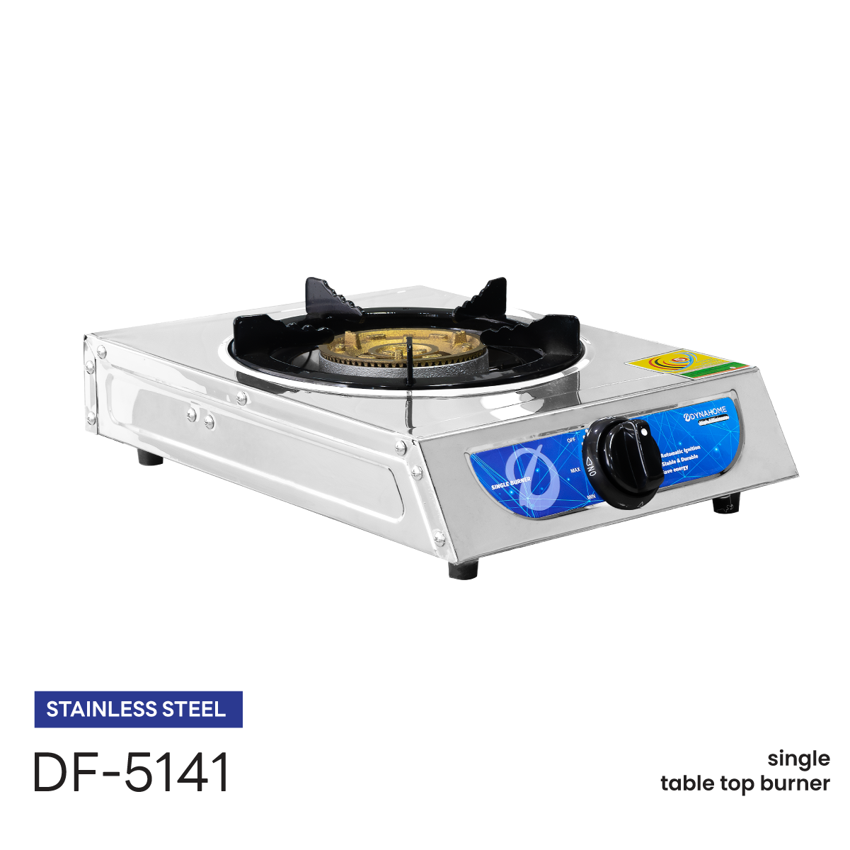 เตาแก๊สสแตนเลส แบบตั้งโต๊ะ รุ่น DF-5141