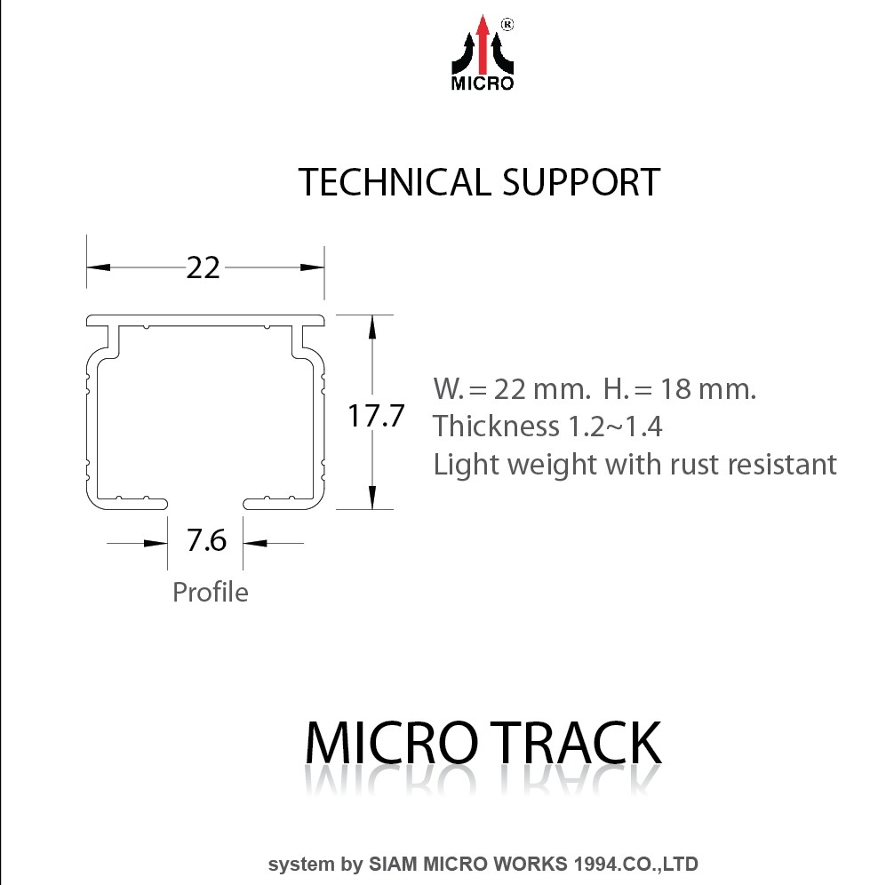 MICRO ALUMINIUM BRONZE TRACK