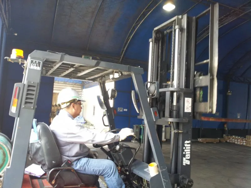 ตรวจสอบรถยก (Fork-lift)