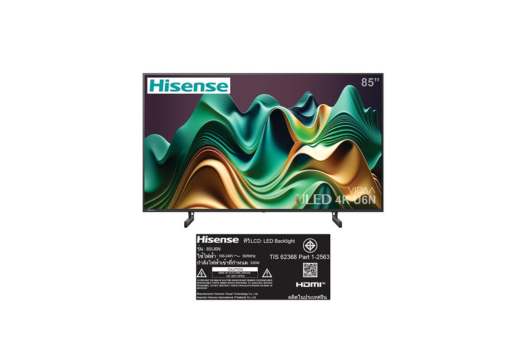 Hisense ทีวี ขนาด 75 นิ้ว รุ่น 75U6N 4K VIDAA 75U6N