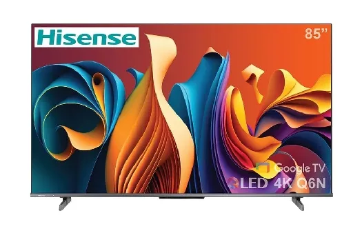 HISENSE TV 85 นิ้ว รุ่น 85Q6N Google 4K UHD QLED ทีวี 85Q6N ปี 2024