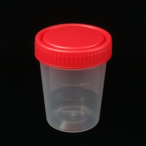 80ml Plastic containers with screw cap