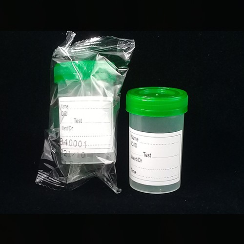 STERILE PLASTIC CONTAINERS WITH SCREW CAP