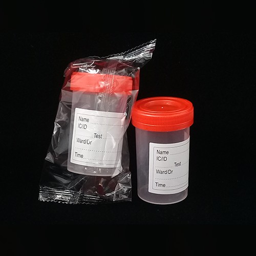 STERILE PLASTIC CONTAINERS WITH SCREW CAP