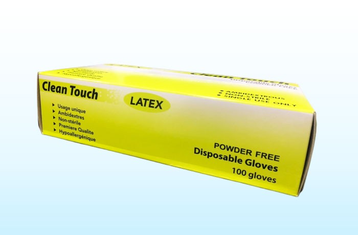 ถุงมือ Clean Touch ชนิดไม่มีแป้ง