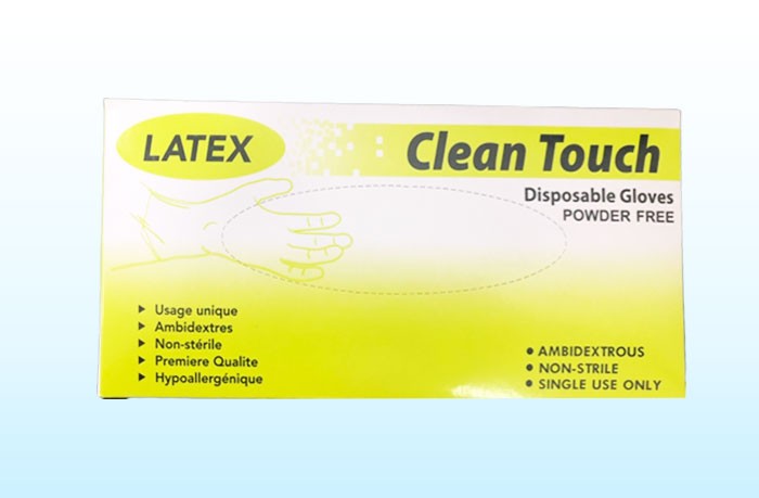 ถุงมือ Clean Touch ชนิดไม่มีแป้ง
