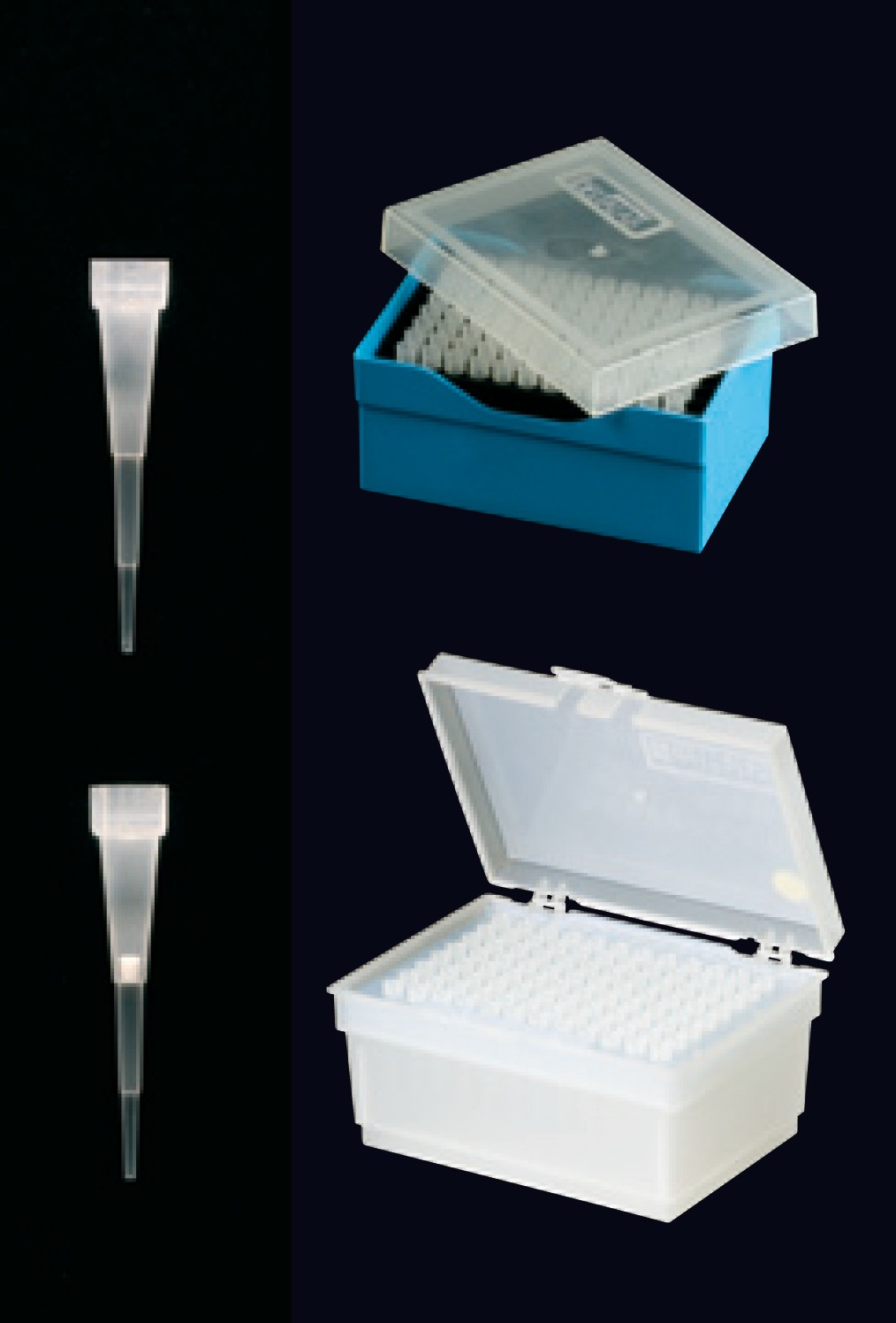 "Deltalab" White Microtip 0.5-10 ul Gilson 1000 pcs