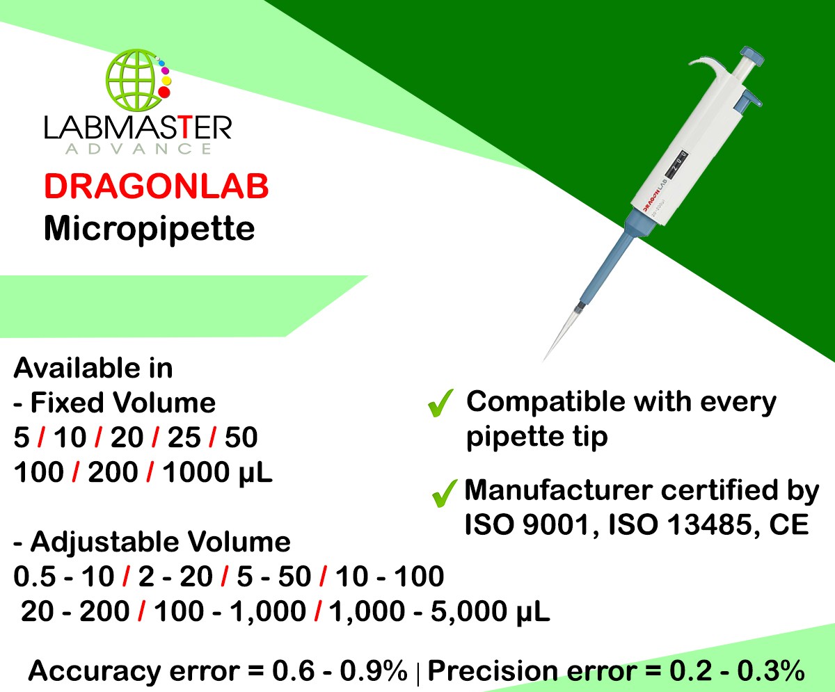 "DRAGONLAB" Micropipette