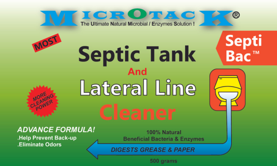 SeptiBac Bacteria Enzyme Solution Effectively Eliminates Toilet and ...