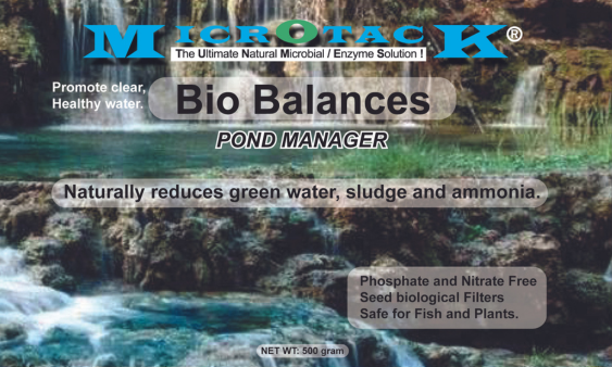 Bio-Balances reduce ammonia, green water in ornamental, water gardening ...