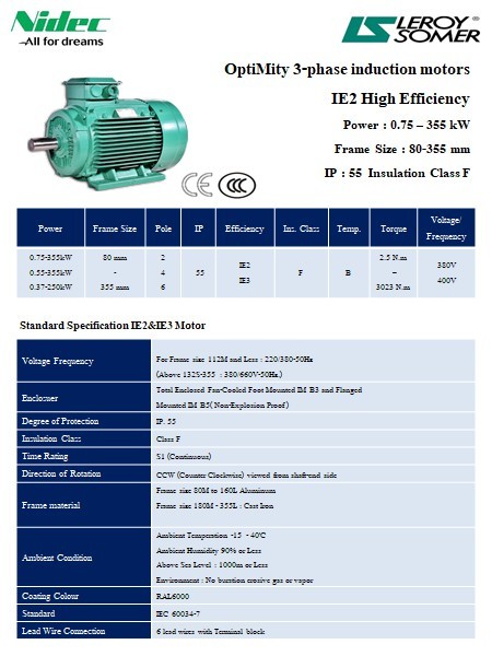 Nidec LEROY-SOMER Motor