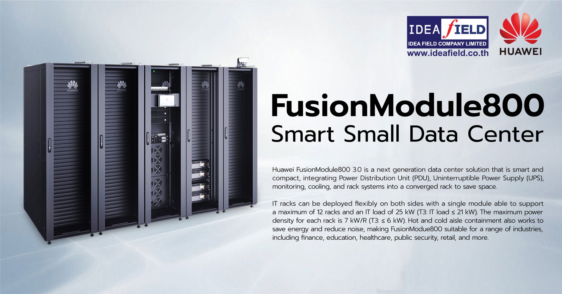 Huawei Small Modular Data Center Fusionmodule800