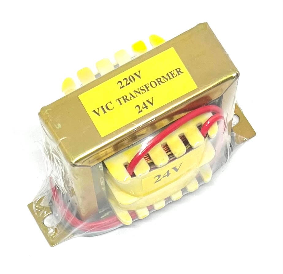 ...หม้อแปลงไฟฟ้า 1 เฟส 220V-24V 1A... VIC Transformer