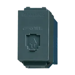 ..เต้ารับโทรศัพท์ 6P 4C สีเทา WEG2164H.. 6P 6C WEG2166H Panasonic