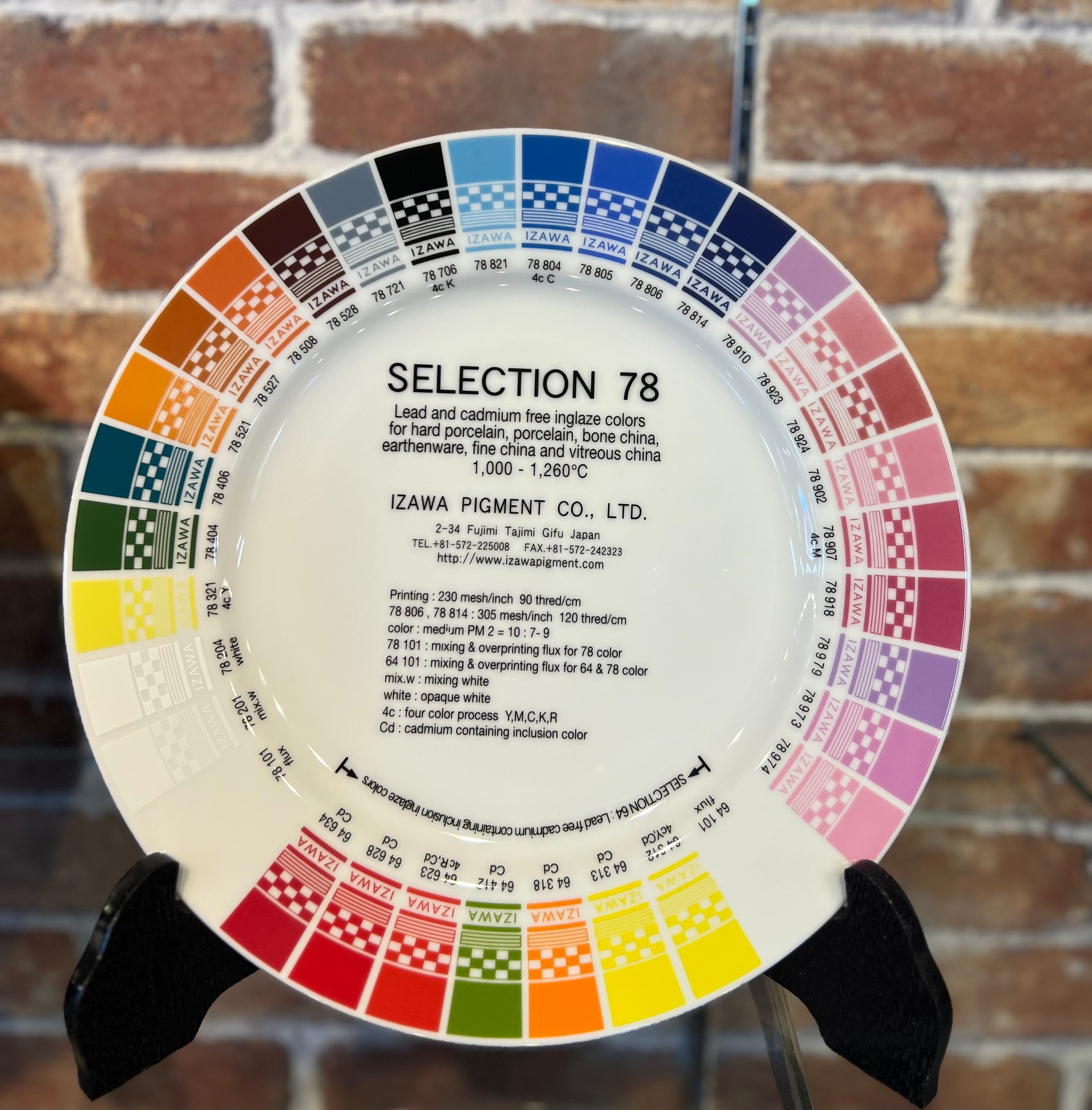 Inglaze color (สีในเคลือบ)