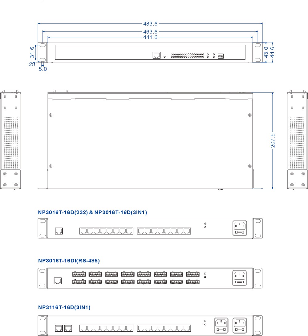 NP3016T Series