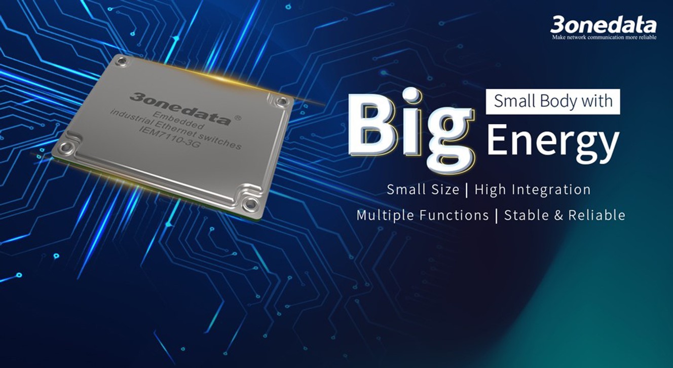 The Small Sized 3onedata Industrial Ethernet Module with Big Energy