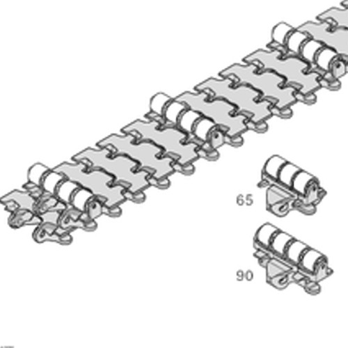 Roller cleated chain D20