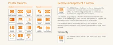 MAGiCARD 600 NEO : รุ่นใหญ่(Heavy)สุดในตระกูลNEO มาพร้อมความละเอียด 600 dpi