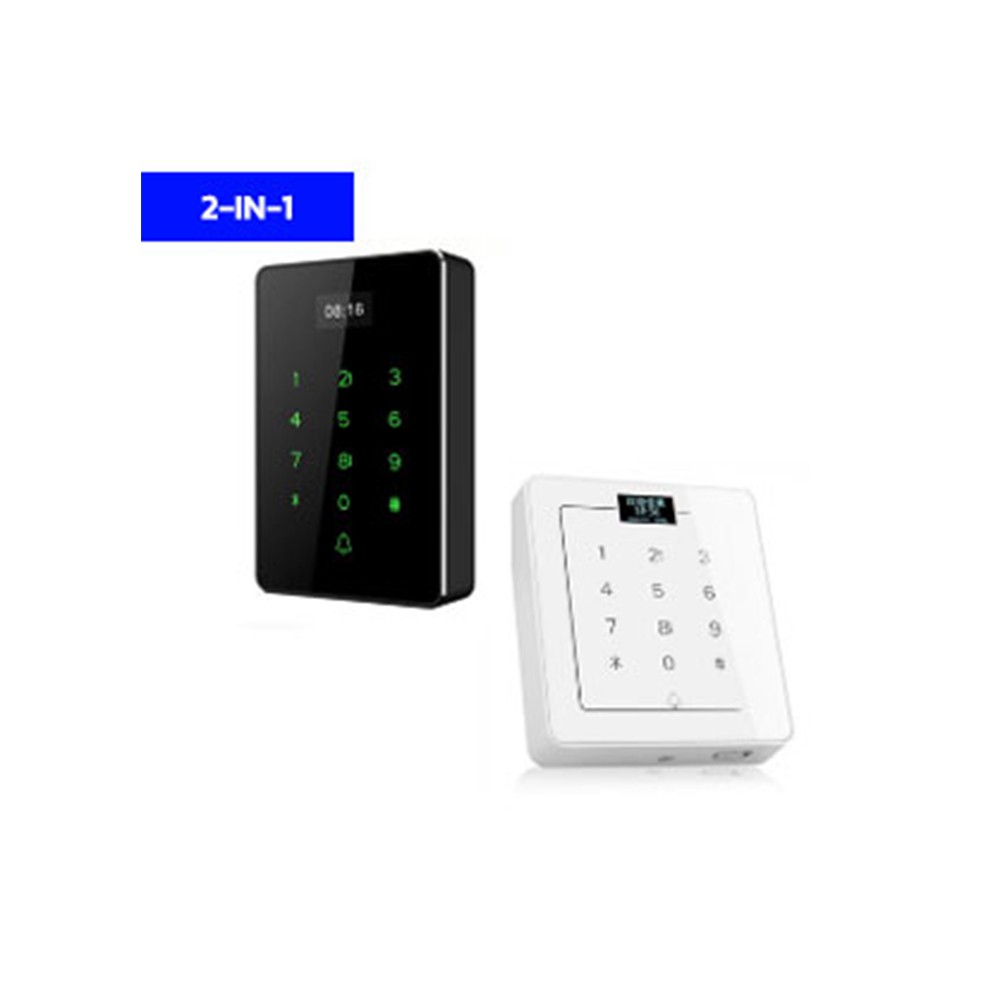 C800 (Black/White): Key Card & Keypad