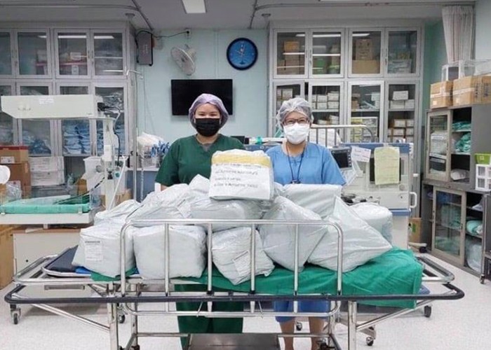 DONATED PPE KIT TO HOSPITALS