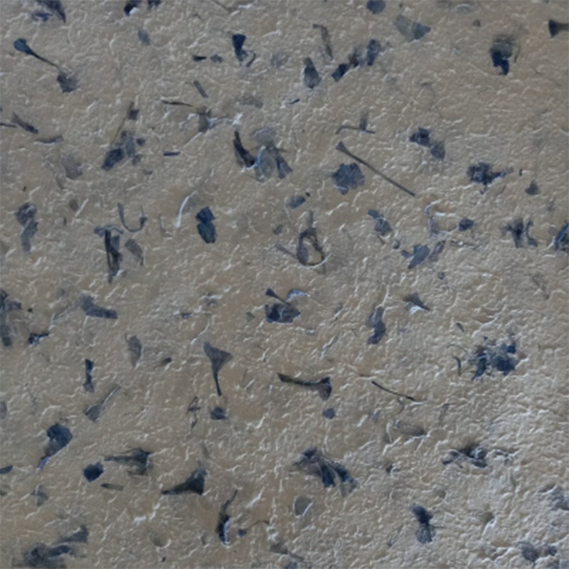 Mullberry paper with blue garic