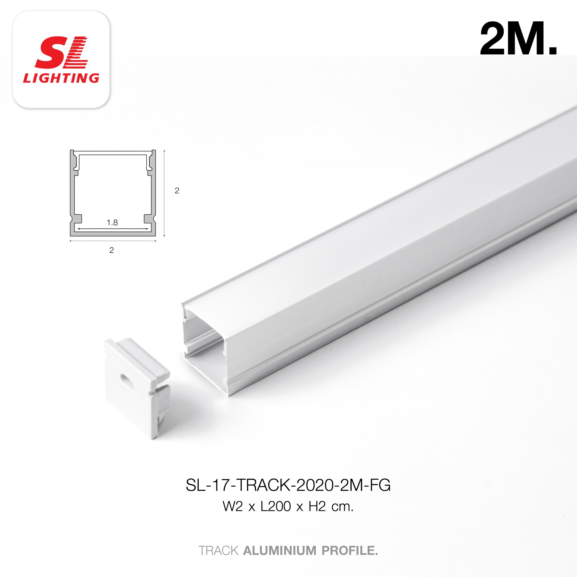 Track Aluminium รางแทรคไลท์อลูมิเนียม ไฟเส้นคู่ แบบติดลอย และ แบบฝัง ...