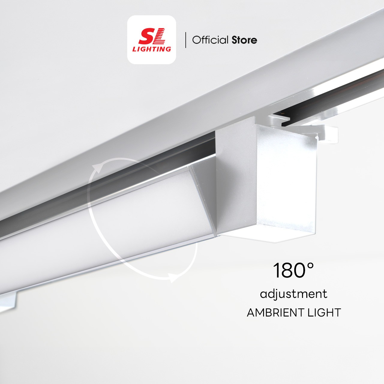 Track Light โคมไฟแทรคไลท์ติดราง LED 20W 3000K/4000K/6000K สี ดำ / ขาว