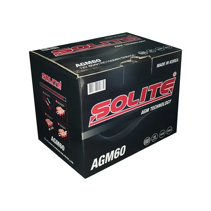 แบตเตอรี่ Solite รุ่น AGM60-L2