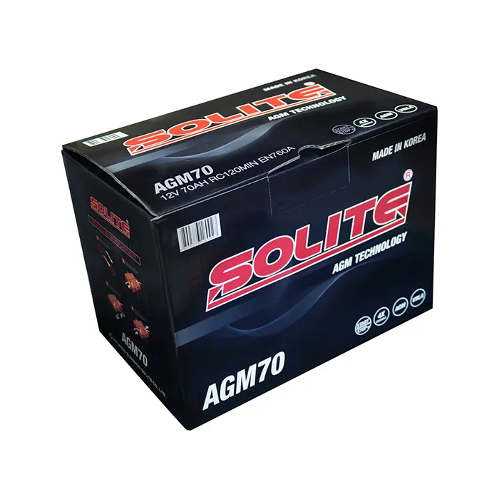 แบตเตอรี่ Solite รุ่น AGM70