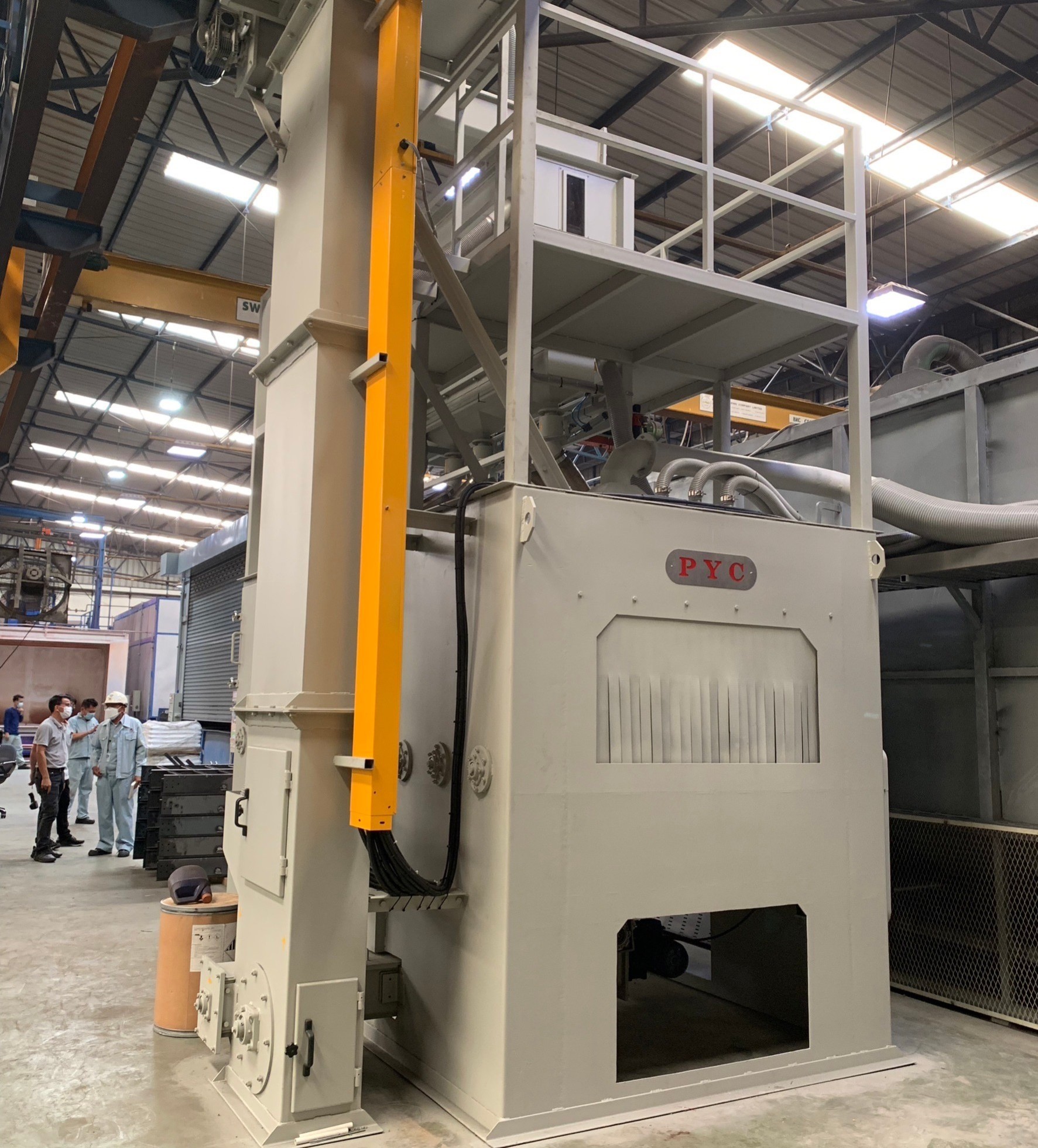 Conveyor Shot Blasting Machine - P.Y.C. Team