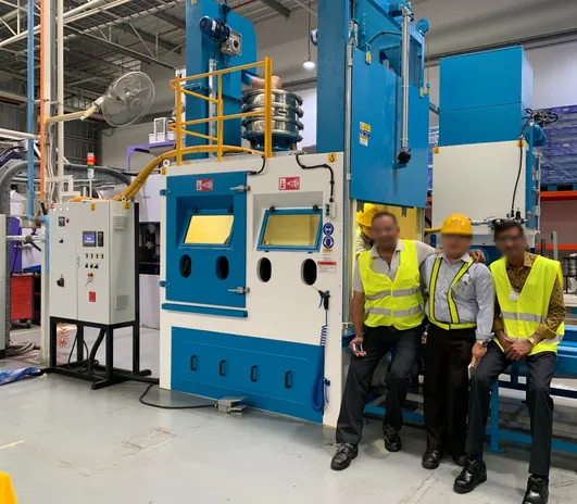 Shot Peening Machine - P.Y.C. Team