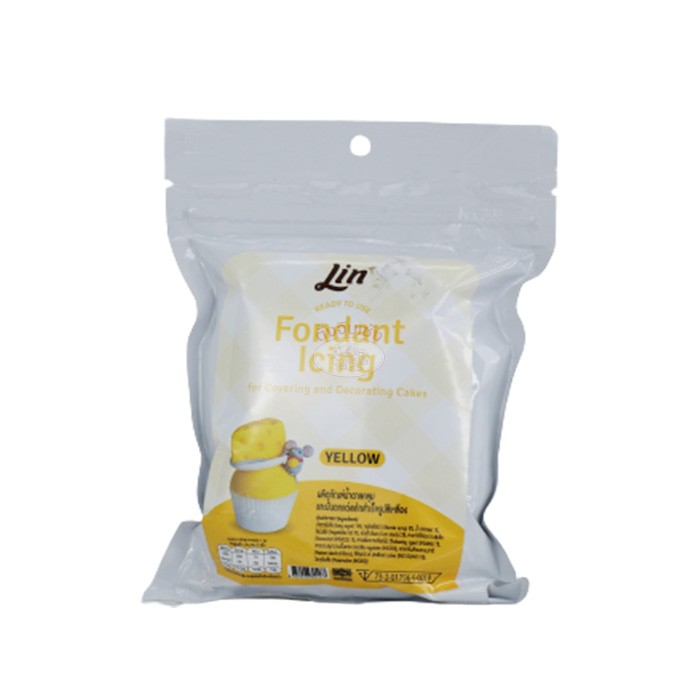 LIN Fondant Icing สีเหลือง
