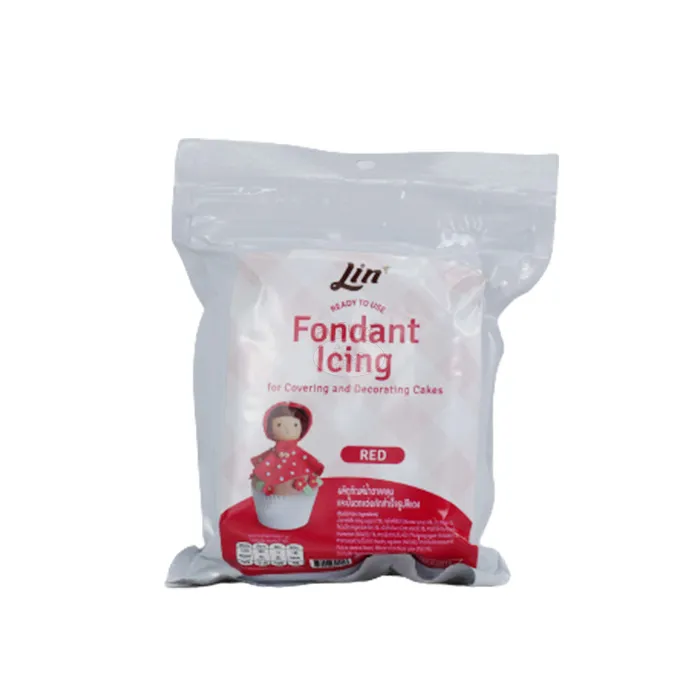 LIN Fondant Icing สีแดง